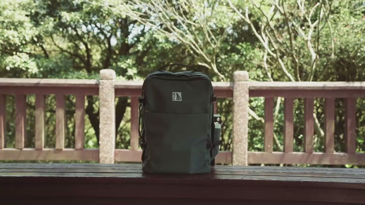 KUMA Large Square WR Watershed Backpack Black Forest Recycled Material ...
